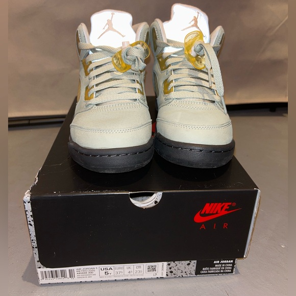 Jordan | Shoes | Used Jordan 5 Retro Jade Horizon Sz 5y | Poshmark